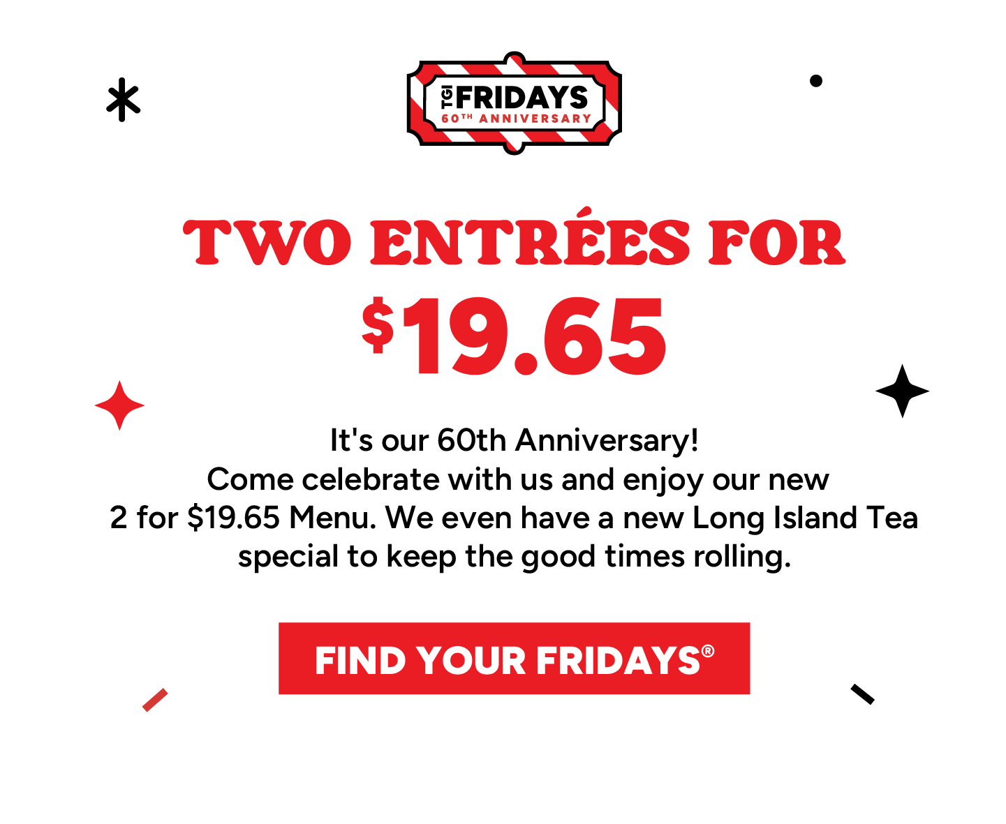 Enjoy TGI Fridays Deals Get More for Less TGI Fridays Restaurant Bar